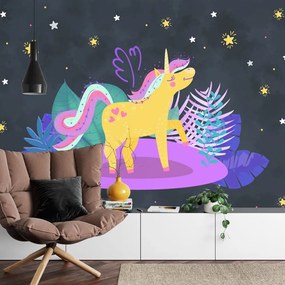 Fototapeta Ula La Unicornio Night Stars Hladký vinyl 460x300