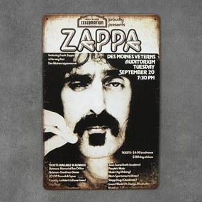 Kovová cedule Frank Zappa 4