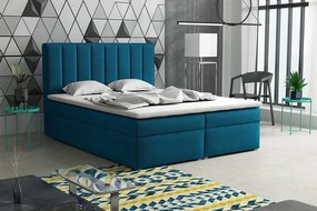 Casarredo - Komfort nábytek Čalouněná postel LUCINI BOX 160x200, s úložným prostorem, výběr látek | potah: bluvel 10