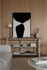 Konzolový stolek s deskou v dubovém dekoru ve světle přírodní barvě 43x150 cm Kilian – Rowico