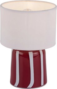 Červená kovová LED stolní lampa (výška 20 cm) Verano LED – Leitmotiv