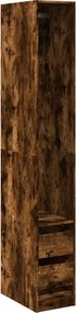 Šatní skříň kouřový dub 30 x 50 x 200 cm kompozitní dřevo 3307742