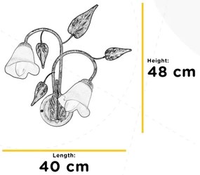 ONLI - Nástěnné svítidlo VANDA 2xE14/6W/230V