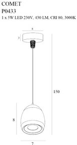 LED světlo MAXlight COMET P0433