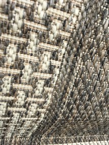Oriental Weavers, Kusový koberec SISALO/DAWN 85/W71E – na ven i na doma, 200x285, hnědá, chodba / předsíň