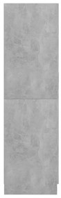 Šatní skříň betonově šedá 82,5 x 51,5 x 180 cm dřevotříska - Default Title
