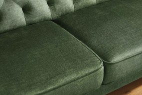 Designová rozkládací sedačka Scarlet 220 cm zelený samet