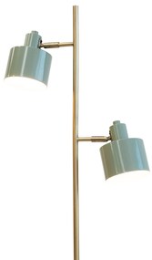 Dyberg Larsen Ocean stojací lampa 2x olivová/mosaz