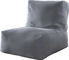 Vakové křeslo s výběrem látky barva šedá látka lesklé, sametová