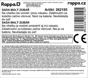 RAPPA Sada malý zubař / Karnevalový doplněk / Zubařské nástroje, umělý