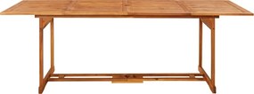 vidaXL Zahradní jídelní stůl 220 x 90 x 75 cm masivní akáciové dřevo [315946]