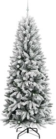 Umělý vánoční stromeček Bílá 240 cm PVC, plast, ocel a PE 3396072