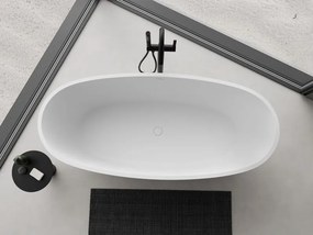 Mexen Torino volně stojící vana z konglomerátu 175 x 78 cm, bílá mat - 57271757800