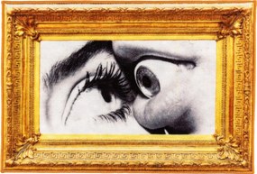 Koupelnová předložka Toiletpaper Eye and Mouth obdélníková 60 x 90 cm