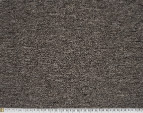 Associated Weavers, Metrážový koberec Medusa 40, na míru, šíře 4m, hnědá, ab (mřížka), chodba / předsíň