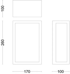 Philips - Venkovní nástěnné svítidlo ALZOR 1xE27/25W/230V IP44