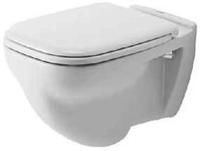 Duravit D-Code - Závěsné WC, ploché splachování, s HygieneGlaze, alpská bílá 22100920002
