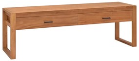 TV stolek 120 x 40 x 45 cm masivní teakové dřevo