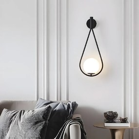 Toolight Rea, Nástěnné svítidlo G093-1W Black White, OSW-09718