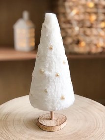 Dekorace bílý vánoční stromeček