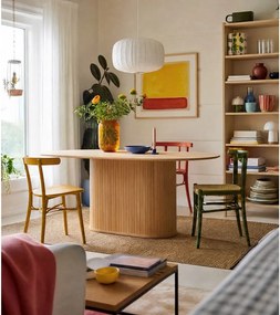 Jídelní stůl s deskou v dubovém dekoru 95x180 cm Nola – Unique Furniture