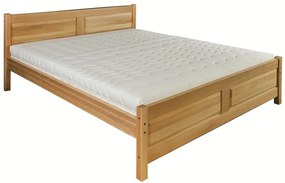 Drewmax Dřevěná postel 160x200 buk LK109 buk bělený