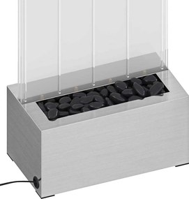 Bublinkový panel s RGB LED nerezová ocel a akryl 110 cm 151400