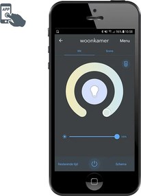 Sada 5 ks Smart E14 stmívatelná v Kelvinech LED lampa P45 goldline 4,9W 470 lm 1800-4000K