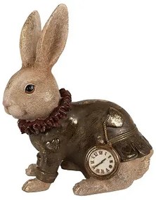 Dekorativní figurka králíka s hodinkami Clayre &amp; Eef 6PR4137