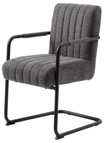 Designová židle Mahima tmavě šedá