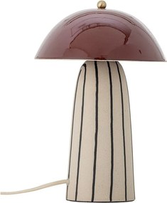 Keramická stolní lampa s kovovým stínidlem (výška 32 cm) Arvid – Bloomingville