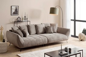 XXXLutz POHOVKA BIG SOFA, textil, šedohnědá MID.YOU - Pohovky - 000694008702