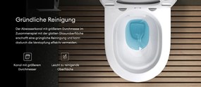 design závěsný klozet DOPORRO DZ179 WC - soft close