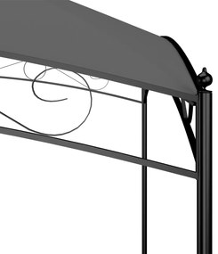 vidaXL Marketos Altán 3 x 4 x 2,65 m antracitový 180 g/m²