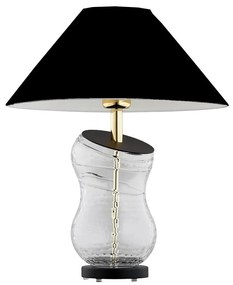 Argon 8037 - Stolní lampa VENETO 1xE27/15W/230V černá/mosaz