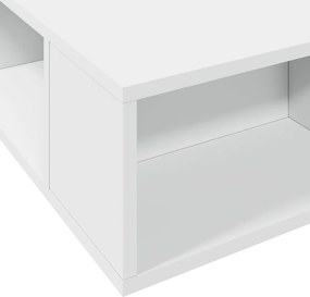 Rám postele bílý 160 x 200 cm kompozitní dřevo 3280461