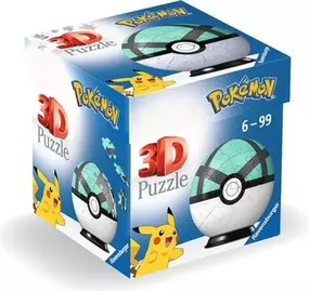 Ravensburger Puzzle-Ball Pokémon: Net Ball / 54 dílků / od 6 let