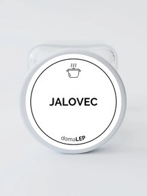 Samolepka na kořenky JALOVEC bílá 5 cm tučné písmo