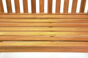 DIVERO zahradní dřevěná lavice masiv 120 cm