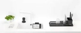 Brabantia Odkapávač nádobí set včetně příslušenství černá / 20 x 12.6