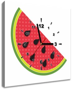 Gario Obraz s hodinami Meloun Rozměry: 30 x 30 cm
