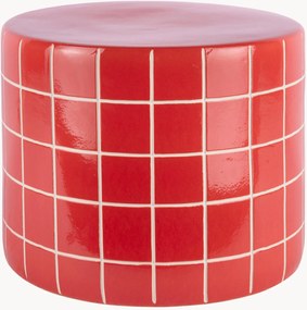 Kulatý odkládací stolek Retro Tiles