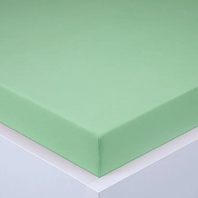 Napínací prostěradlo jersey EXCLUSIVE světle zelené 180 x 200 cm