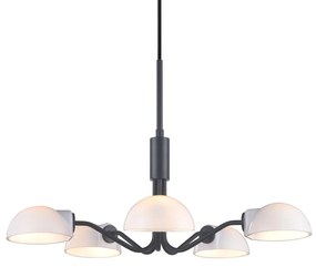 Halo Design 740369 závěsný lustr Kjøbenhavn černý 5L, ø50cm