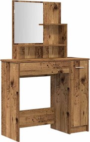 Set toaletního stolku staré dřevo kompozitní dřevo 3329191