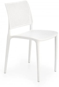 Stohovatelná jídelní židle K514 Halmar Bílá