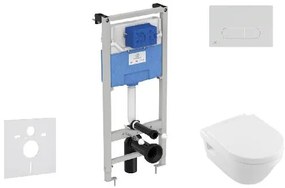 Ideal Standard ProSys - Set předstěnové instalace, klozetu a sedátka Architectura, tlačítka Oleas M1, DirectFlush, SoftClose, CeramicPlus, chrom mat ProSys120M SP47