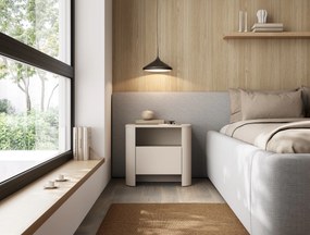 PCo Noční stolek BURGOS S52, 58 cm Kašmír