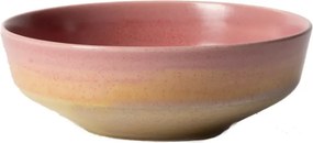 Hluboký talíř Tuntu 18 cm, růžovo-béžový