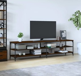 vidaXL TV skříňka 200 x 30 x 50 cm kompozitní dřevo a kov [826759] Barva: dub sonoma